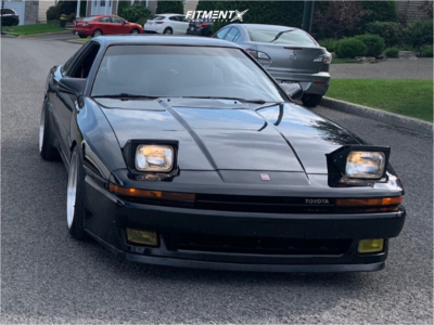1986 Toyota Supra Base with 18x9.5 ESR Sr01 and Continental 225x35 on ...