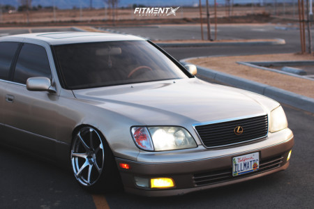 2000 Lexus LS400 Base with 18x10 AVS Model T7 and Delinte 225x40 on ...