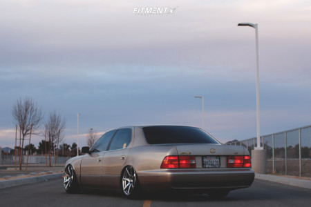 2000 Lexus LS400 Base with 18x10 AVS Model T7 and Delinte 225x40 on ...