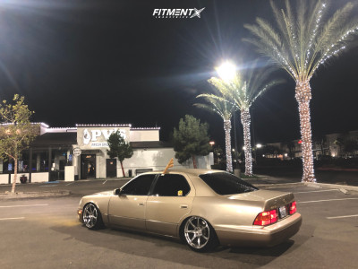 2000 Lexus LS400 Base with 18x10 AVS Model T7 and Delinte 225x40 on ...