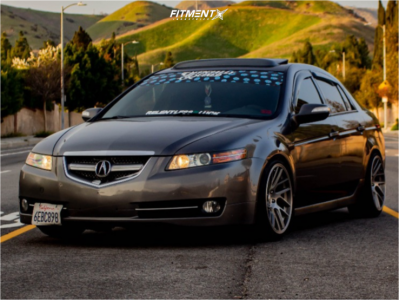 2008 Acura TL Base with 18x9.5 Anovia Elder and Kumho 225x40 on ...
