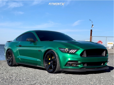 2016 Ford Mustang with 19x10 35 Project-6 and 275/35R19 Michelin Pilot ...