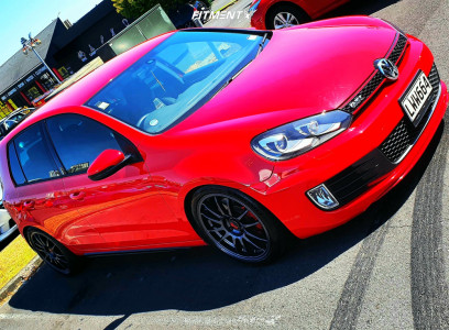 2011 Volkswagen GTI Base with 18x8 OZ Racing Superleggera and Michelin ...