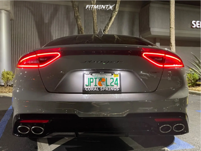 2020 Kia Stinger GT1 with 18x8.5 Enkei T6r and Hankook 245x45 on Stock Suspension | 2104206 ...