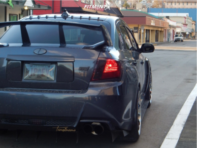 2013 Subaru WRX STI Base with 18x9.5 Work ZR10 and Continental 245x40 on Stock Suspension ...
