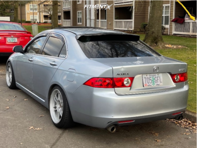 2004 Acura TSX Base with 17x8 Enkei Rpf1 and Nokian 205x45 on Coilovers ...