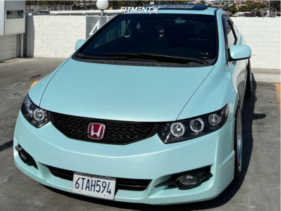 2008 Honda Civic DX with 17x9 JNC Jnc010 and Achilles 215x45 on ...