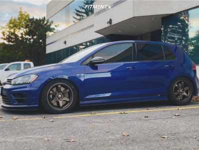 2016 Volkswagen Golf R Base with 17x8 Superspeed Rf06rr and Yokohama ...