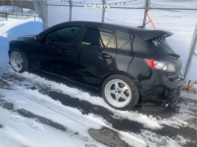 2011 Mazda 3 Mazdaspeed with 17x9 JNC Jnc010 and Firestone 205x50 on ...