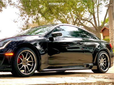 2004 INFINITI G35 with 19x9.5 22 Aodhan DS02 and 235/40R19 Toyo Tires ...