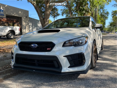 2018 Subaru WRX STI Base with 18x9.5 Enkei T6r and Continental 265x35 ...