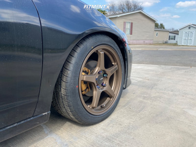 2005 Acura RSX Base with 17x8 Enkei Ts-5 and Vercelli 225x45 on ...