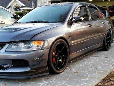 2006 Mitsubishi Lancer with 18x8.5 30 Anovia Titan and 255/35R18 ...