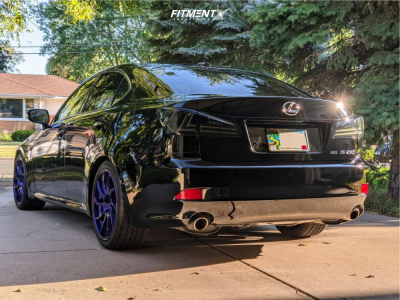 2011 Lexus IS250 Base with 18x8.5 Anovia Night and Yokohama 235x40 on ...