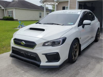 2020 Subaru WRX Limited with 18x9.5 AVID1 AV6 and Vercelli 255x35 on ...