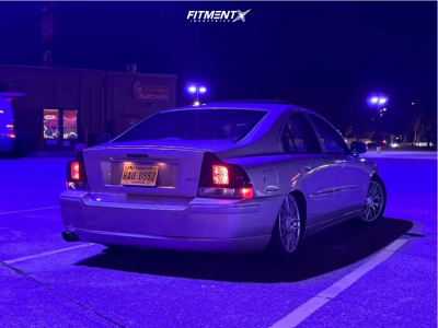 2008 Volvo S60 2.5T with 17x7.5 Drag Dr77 and Achilles 215x55 on ...