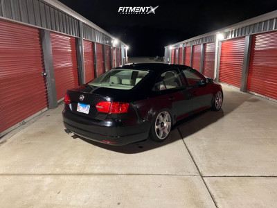 2012 Volkswagen Jetta TDI Premium with 18x8.5 Rotiform Six and Hankook ...