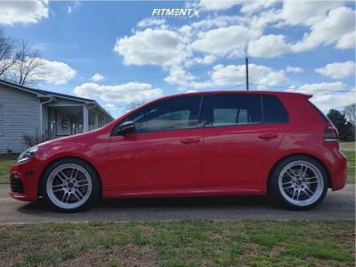 2013 Volkswagen Golf R Base with 18x9 Enkei Rpf1 and Continental 225x45 ...