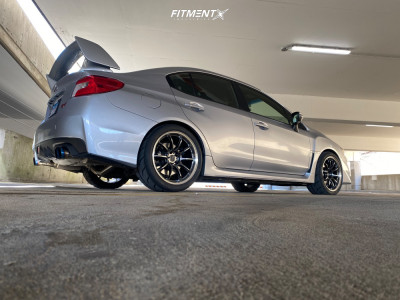 2017 Subaru WRX STI Base with 18x9.5 Work Emotion Zr10 and Toyo Tires 265x35 on Coilovers ...