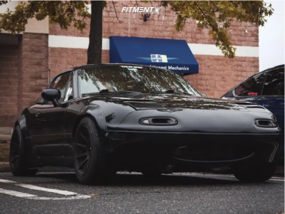 1993 Mazda Miata Base with 15x8 XXR 527 and Nitto 205x50 on Coilovers ...