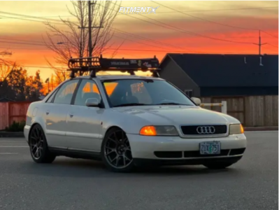 1998 Audi A4 Quattro Base with 19x8.5 Konig Ampliform and Nitto 225x40 ...