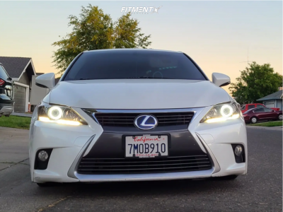 2015 Lexus CT200h Base with 19x8.5 Work Emitz and Achilles 235x25 on ...