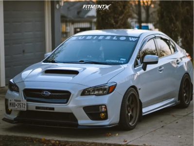 2016 Subaru WRX Base with 18x9.5 Aodhan Ah08 and Hankook 265x35 on ...