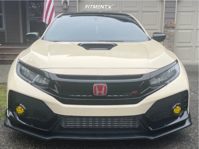 2017 Honda Civic Type R with 18x9.5 Advan Racing TC4 and Federal 255x35 ...