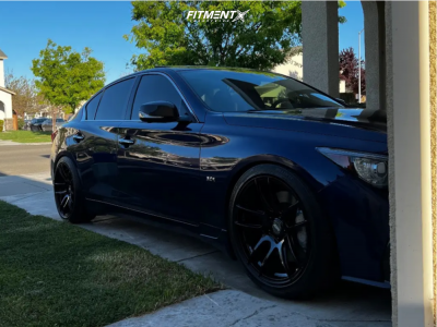 2019 INFINITI Q50 Sport with 19x9.5 ESR Cs8 and Delinte 255x35 on ...