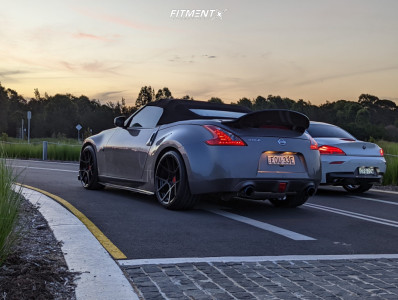 2010 Nissan 370Z Touring with 20x9.5 Rotiform Kps and Rapid 255x30 on ...