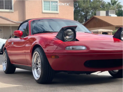 1990 Mazda Miata Base with 16x8 AVID1 AV12 and Nexen 195x45 on Stock ...