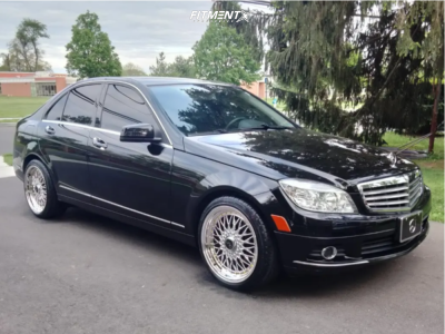 2011 Mercedes-Benz C300 4Matic Luxury with 19x8.5 Rohana Rfx11 and ...