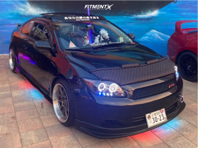2009 Scion TC Base with 18x9.5 Aodhan Ds07 and Falken 225x40 on Stock ...
