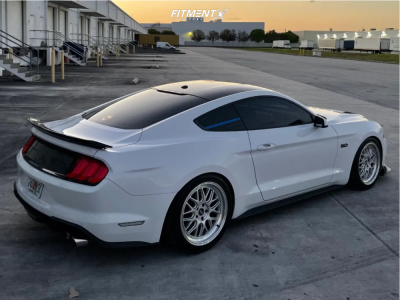 2018 Ford Mustang GT with 19x10 ESR Cr1 and Firestone 285x35 on ...