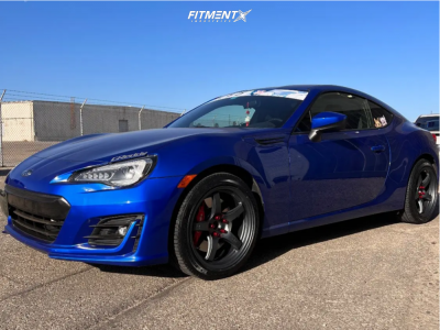 2017 Subaru BRZ with 17x9 38 Gram Lights 57cr and 245/40R17 Dunlop ...