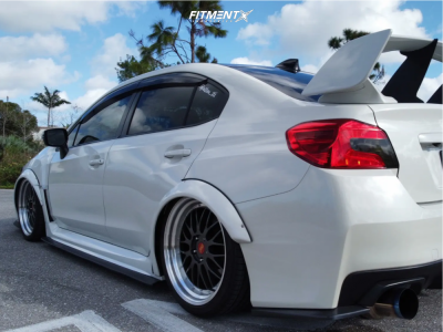 2015 Subaru WRX STI Base with 19x8.5 ESR SR05 and Sumitomo 245x35 on Air Suspension | 2212427 ...