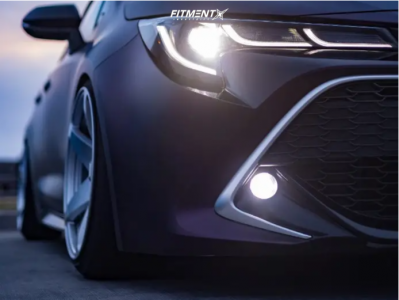 2020 Toyota Corolla XSE with 18x9.5 Heritage Imola Monoc and Goodtrip ...