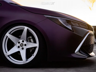 2020 Toyota Corolla XSE with 18x9.5 Heritage Imola Monoc and Goodtrip ...