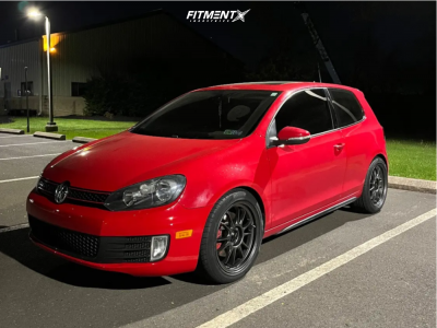 2012 Volkswagen GTI Base with 18x8.5 Konig Hypergram and Vercelli ...