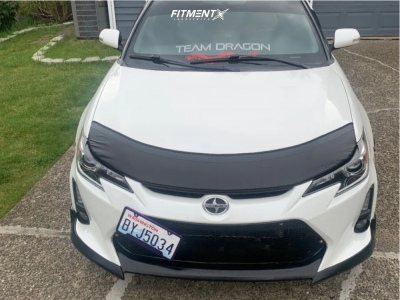 2016 Scion TC Base with 18x9.5 AVID1 AV6 and Michelin 245x40 on Stock ...