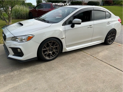 2018 Subaru WRX Premium with 18x8.5 Konig Ampliform and Michelin 245x40 ...