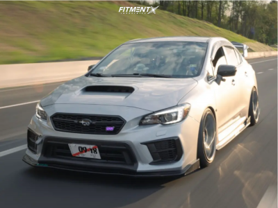 2018 Subaru WRX STI Base with 18x9.5 Kansei Tandem and Vercelli 225x40 ...