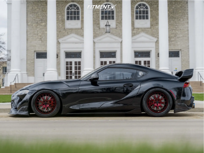 2020 Toyota GR Supra Premium with 19x9.5 Heritage Okayama and Michelin ...