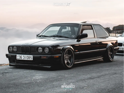 1990 BMW 325i Base with 17x8.5 Ac Schnitzer Type 1 and GT Radial 205x40 ...
