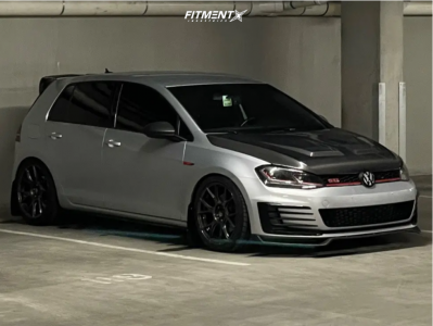 2017 Volkswagen GTI S with 18x8.5 Konig Ampliform and Nitto 235x40 on ...