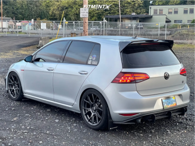 2017 Volkswagen GTI S with 18x8.5 Konig Ampliform and Nitto 235x40 on ...