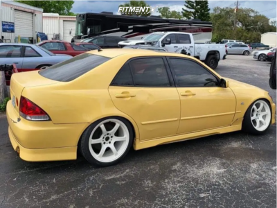 2002 Lexus IS300 Base with 18x9.5 Gram Lights 57dr and Vercelli 255x35 on Coilovers | 2247553 ...