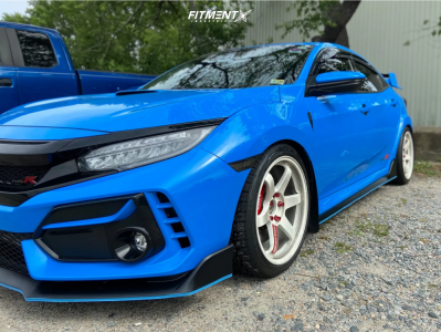 2021 Honda Civic Type R with 18x9.5 Volk TE37SL and Toyo Tires 255x35 ...