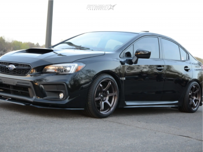 2019 Subaru WRX with 18x9.5 38 Advan Racing Rg-4 and 255/35R18 ...