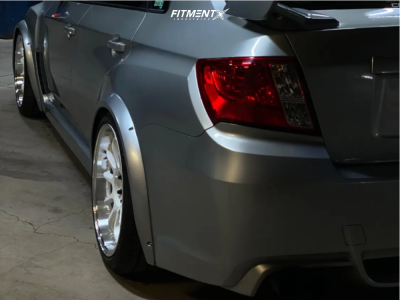 2012 Subaru Impreza WRX with 18x9.5 ESR Cs12 and Vercelli 255x35 on ...